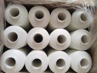 China Soft Winding 100% Raw White Polyester Embroidery Thread 120D/2 ready for dyeing for sale