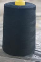 China Spun Polyester Sewing Thread 42/2 High Tenacity, dark black for sale