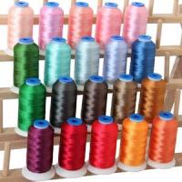 China Raw White Polyester Embroidery Thread 75D/2 for Embroidery Thread for sale