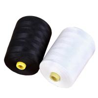 China 29s/2 White Polyester Yarn , dyed Poly Poly Core Spun Thread for sale