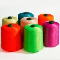 China Hilos 210D/3 Polyester High Tenacity Thread, Polyester Multifilament Yarn for sale