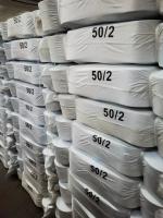 China Raw White Recycled Virgin Polyester Thread 40S/3 For Sewing for sale