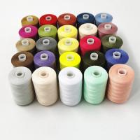 China 29s/2 White Polyester Yarn , Dyed Poly Poly Core Spun Thread for sale