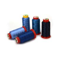 China 29s/2 White Polyester Yarn , Dyed Poly Poly Core Spun Thread for sale