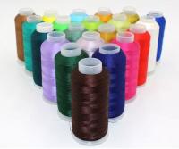 China 125g 75D/2 Polyester Embroidery Thread For High-speed Multi-head computer embroidery machine for sale