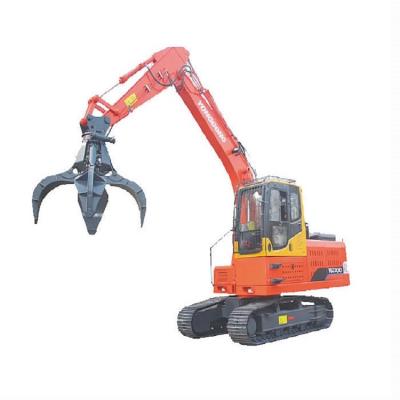 China red 20 ton 0.5m3 4 tine Hydraulic Orange Peel Grab for scrap handling for sale