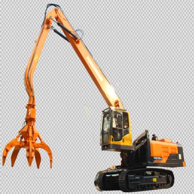 China Yellow Crawler 32ton 0.75m3 Hydraulic Scrap Steel Excavator Scrap Metal Excavator for sale
