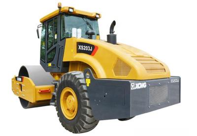China XCMG 20 Ton Mechanical Single Drum Soil Vibratory Road Roller Xs203j With Foot Pad for sale