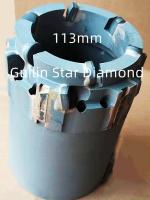China ISO9001 PDC Core Drill Bits 113mm Diameter for concrete engineering exploration for sale