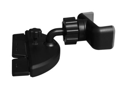 China Black Clamp Design Tablet PC / Mobile Phone Holder For Car CD Slot for sale