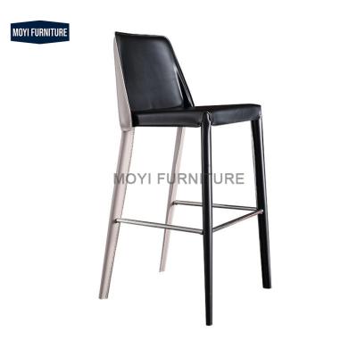 China Modern Folded No Leather Barstools Custom Elegant Luxury Design Barstool Suitable for Entertainment Venues for sale