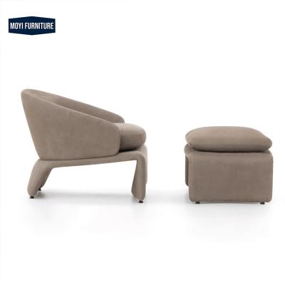 China Home Furniture Modern Italian Style Living Room Velvet Accent Chair Lounge Chair Hotel Low Seat for sale