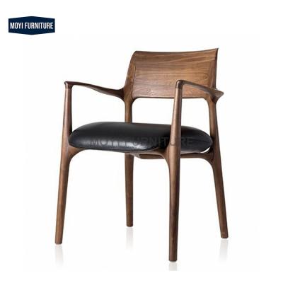 China Nordic Modern Upholstery Chair Solid Wood Dining Chair for Restaurant Hotel for sale