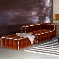 China Free Combination Sofa Split Module Splicing High-end Designer Light Luxury Villa Fabric Sofa for sale
