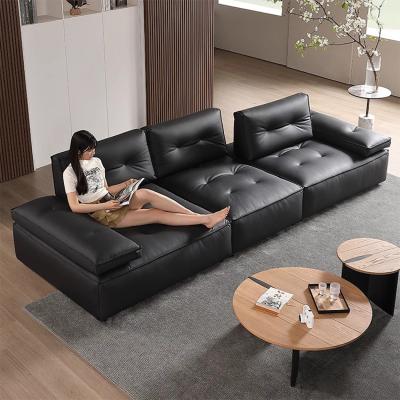 China High Quality Living Room Luxury Furniture Sofas Home Modular Leather Sofa Sectional for sale
