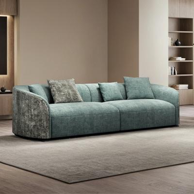 China Nordic Fabric Sectional Living Room Sofa Set Modular Sofa With Sponge Filling Material for sale
