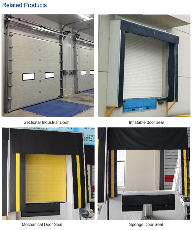 Steel Automatic Mechanical Loading Cylinder Hydraulic Dock Ramp Leveler
