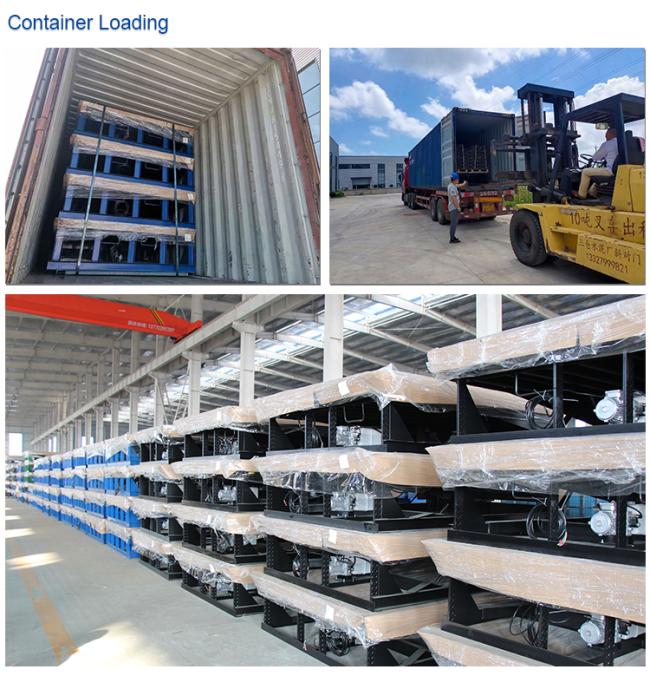 Steel Automatic Mechanical Loading Cylinder Hydraulic Dock Ramp Leveler