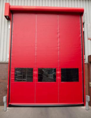 China Dust Proof Pvc Rapid Roller Doors Silent Fabric Exterior Automation Rise Shutter for sale