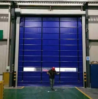 China 2m/S PVC Rapid Roller Door Shutter Roll Up High Speed Interior For Workshop for sale