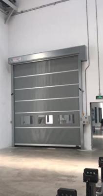 China High Speed Rapid Roller Doors PVC Industrial Fast Action Automatic Zipper for sale