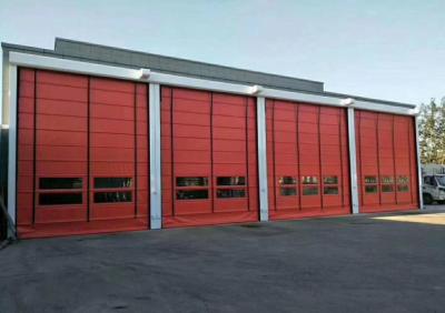 China PVC Roll Up Electric Waterproof Rapid Roller Door High Fast Insulated With Great Surface for sale