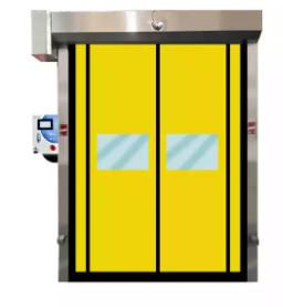 China High Speed Rapid Roller Doors Plastic Radar Sensor Shutter Polyester Self Repairing Zipper for sale