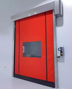 China High Speed Rapid Roller Doors Plastic Radar Sensor Shutter Polyester Self Repairing Zipper for sale