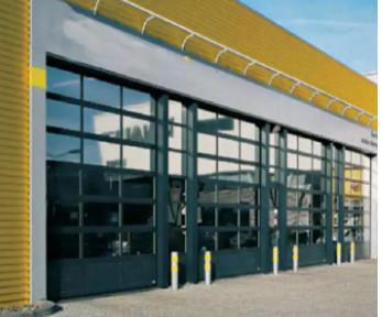 China Automatische woon ziet door de Weerstandsklasse 3 van de spiegelwind de fabrikanten groothandelsprijs van de Aluminium Sectionele Deur Te koop