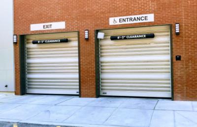China Shutter Sectional High Speed Spiral Rolling Door Industrial High Speed Metal 2.5m / S for sale
