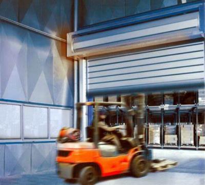 China Villa Garage Aluminum Roll Up Spiral Door With Windproof And Sensors Operation Methods for sale