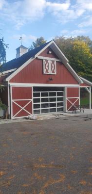 China Gemotoriseerde industriële overhead isolerende garagedeur Villa buitenkant automatisch Te koop