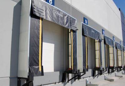 China Weather Resistant Inflatable Dock Shelter Storage Loading With Temperature Resistance en venta