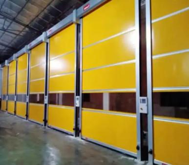 China Customizable Rapid Roller Doors With Thermal Insulation Automatic PVC for sale