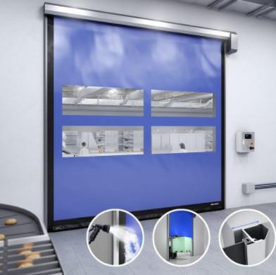 China Thermal Insulation Rapid Roller Doors High Security Industrial Automatic for sale