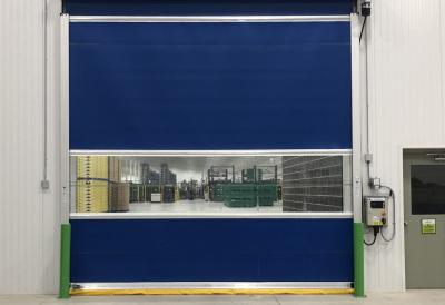 China High Speed Rapid Roller PVC Door For Noise Reduction Fast Roller Shutter for sale
