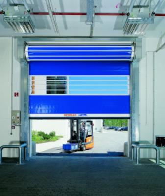 China Efficient Aluminum High Speed Spiral Door With Wind Resistance Insulation Metal for sale