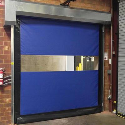 China Automatic High-Duty Rapid Roller Doors Weather Resistance Warehouse Wind Proof for sale