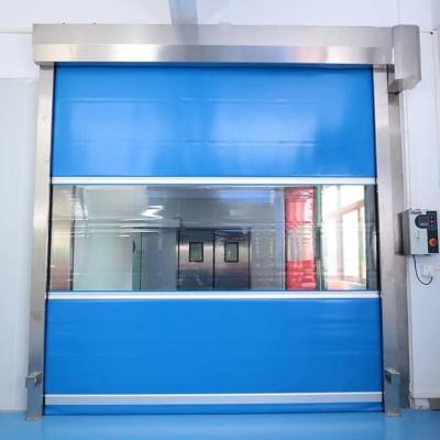 China Automatic Rapid Roller Doors With Noise Reduction Fast Rolling Up Colorful Warehouse for sale