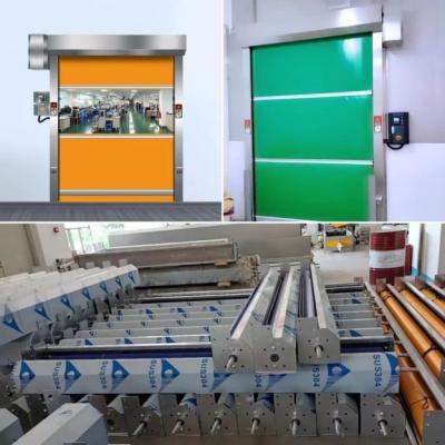 China Low Maintenance PVC Roll Up Rapid Shutter Door 304 Stainless Steel Automatic Roller for sale
