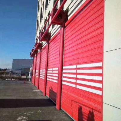 Китай Noise Reducing Overhead Sectional Door Double-Skinned Panel Anti-Noise Electrical продается