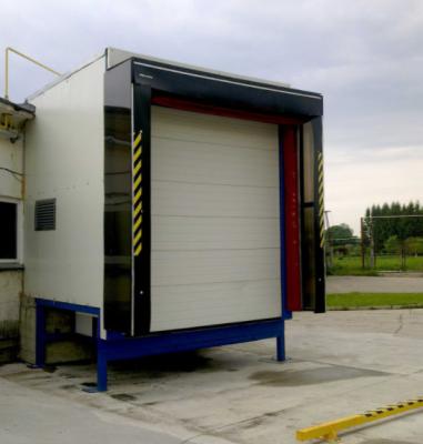 China Rechteckiger aufblasbarer Dock Shelter nach Maß angepasst Ladehafen Auto Docking Shelter schwarz einziehbar zu verkaufen