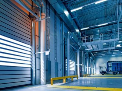 China Plc Control Spiral Overhead Door 220v 50hz Power Supply for sale