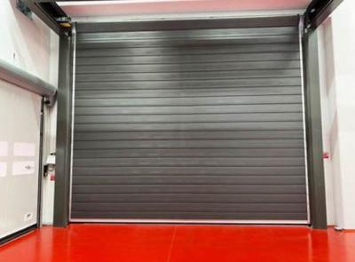 China PLC Control Fast Action High Speed Spiral Door Metallic Aluminum Alloy for sale