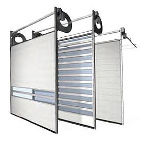 China High Security Fast Roll Up Doors Weather Resistance Wind Proof for sale