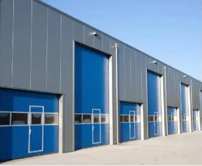 중국 Warehouse Insulated Sectional Garage Doors 50mm-80mm 판매용