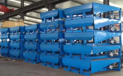 China Nivelador eléctrico de muelle de carga con capacidad de 10 000-20 000 libras acabado recubierto en polvo y seguridad mejorada en venta