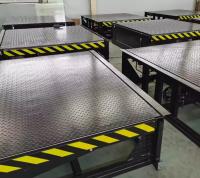 China Customizable Electric Dock Leveler with Safety Features On Site Installation Push Button Controls for sale