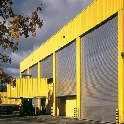 중국 파우더 코팅 스틸 비닐 브러쉬와 함께 단열 섹션 문 기상 단열 섹션 상위 수직 판매용