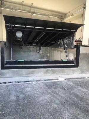 China Customizable Electric Hydraulic Loading Dock Leveler Safety Chain Powder Coated Finish en venta